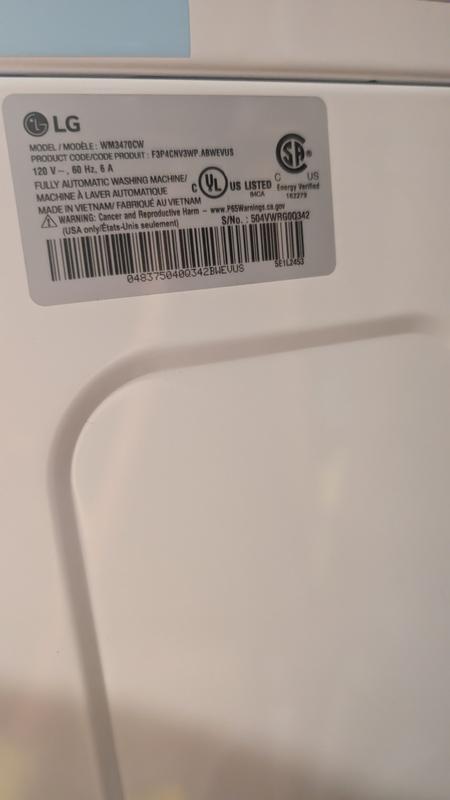 LG 6 Motion Technology Stackable Large ( 5-cu ft ) Front Load Washer ...