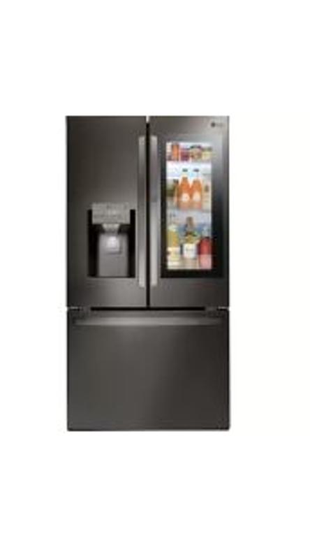 LG InstaView Smart Wi-Fi Enabled 27.5-cu ft Smart French Door ...