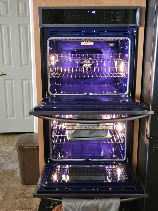 LG 30 inch Double Electric Wall Oven with Air Fry Self + Steam Cleaning ...
