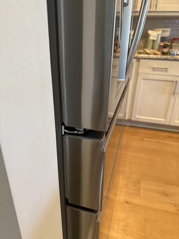 LG Counter-Depth 24.5-cu ft 4 -Door 36-in Wide with Dual Ice Maker ...