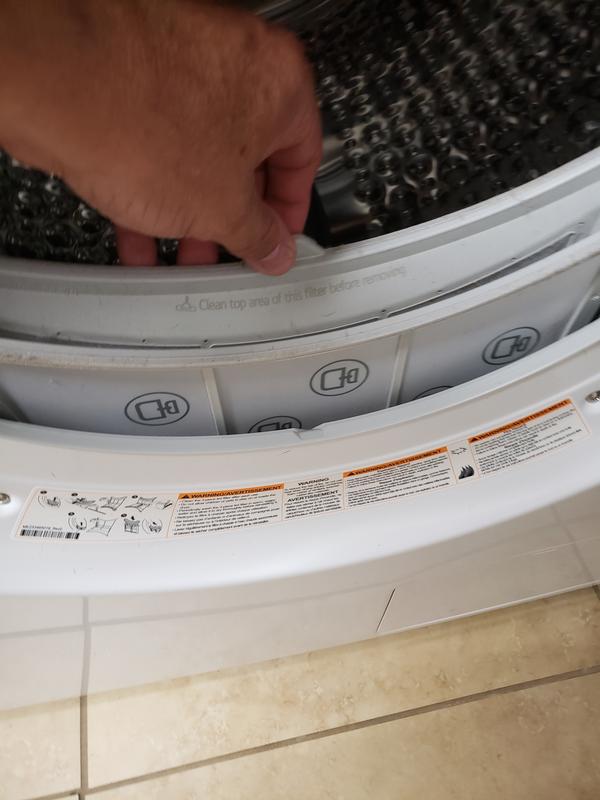 LG 7.8-cu ft Stackable Ventless Smart Electric Dryer (Black Steel ...