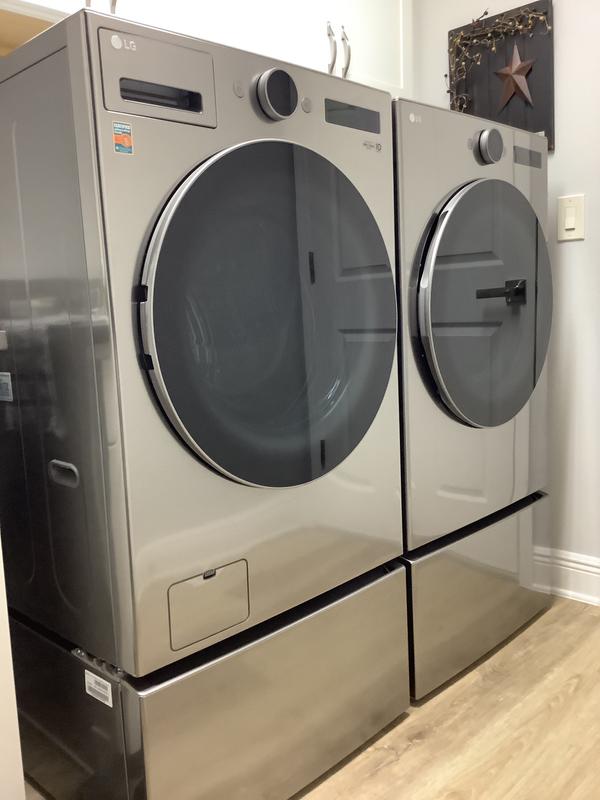 Shop LG TurboWash 360 Medium High Efficiency Stackable Front-Load ...