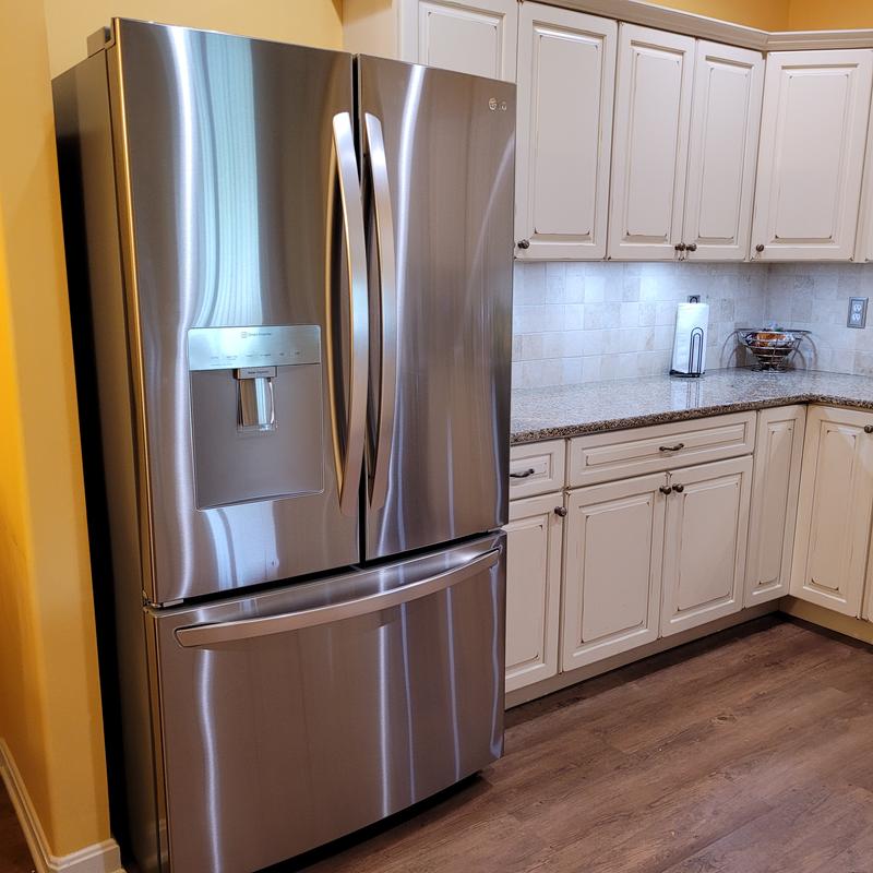 LG 29-cu ft French Door Refrigerator with Ice Maker and Water dispenser ...