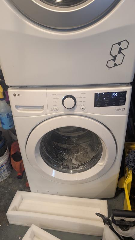 LG 6 Motion Technology Stackable Large ( 5-cu ft ) Front Load Washer ...
