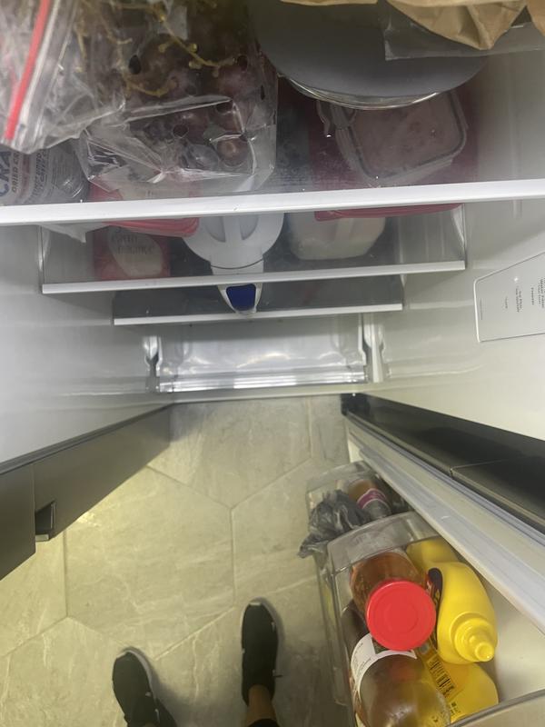LG 27.2-cu ft Standard-Depth 36-in Wide Side-by-Side Refrigerator with ...