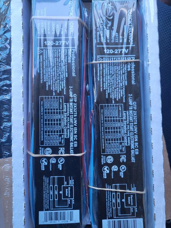 QUICKTRONIC T12 2-Bulb Commercial Fluorescent Light Ballast ...