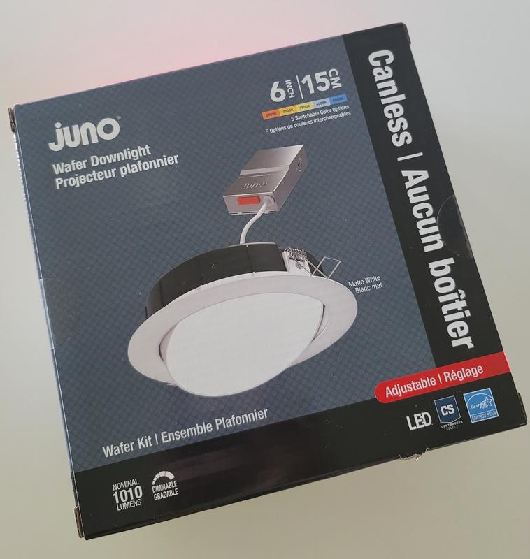 Juno 5.1-in Matte Gimbal Recessed Light Trim WF6ADJSWW590CRIMWM6 at ...