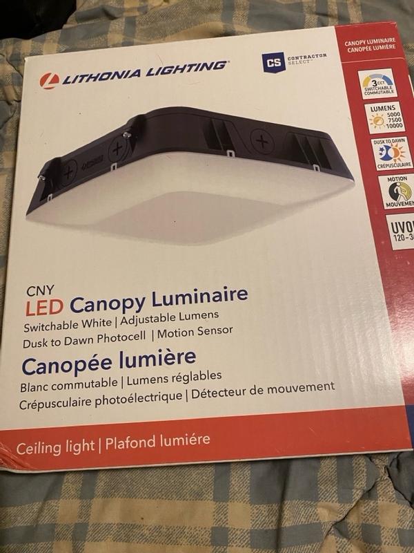 Lithonia Lighting Contractor Select CNY 10-in White Gloss Outdoor 1 ...