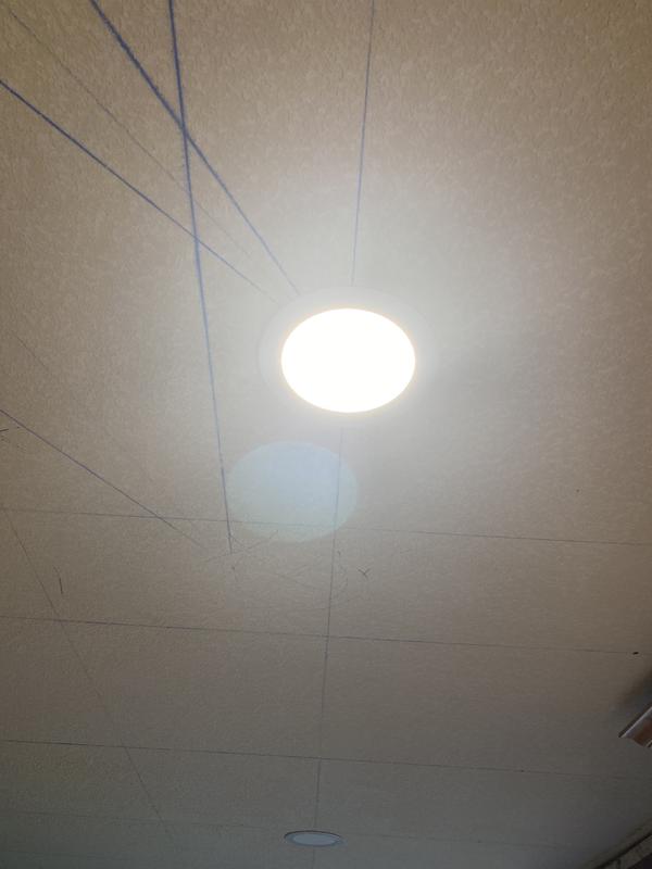 Lithonia Lighting Wafer Matte white 6-in 1110 -Lumens Switchable white ...