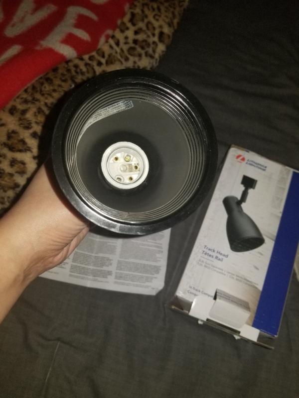 Lithonia Lighting LTHNSTBF Series Head 1-Light Matte Black Integrated ...