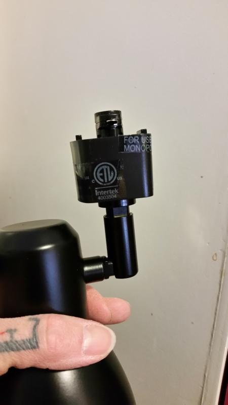 Lithonia Lighting LTHNSTBF Series Head 1 -Light Matte Matte White ...