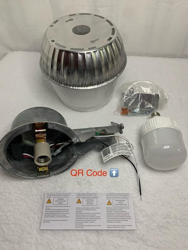 Lithonia Lighting Matter Hardwired LED Outdoor Area Light (Bulb ...