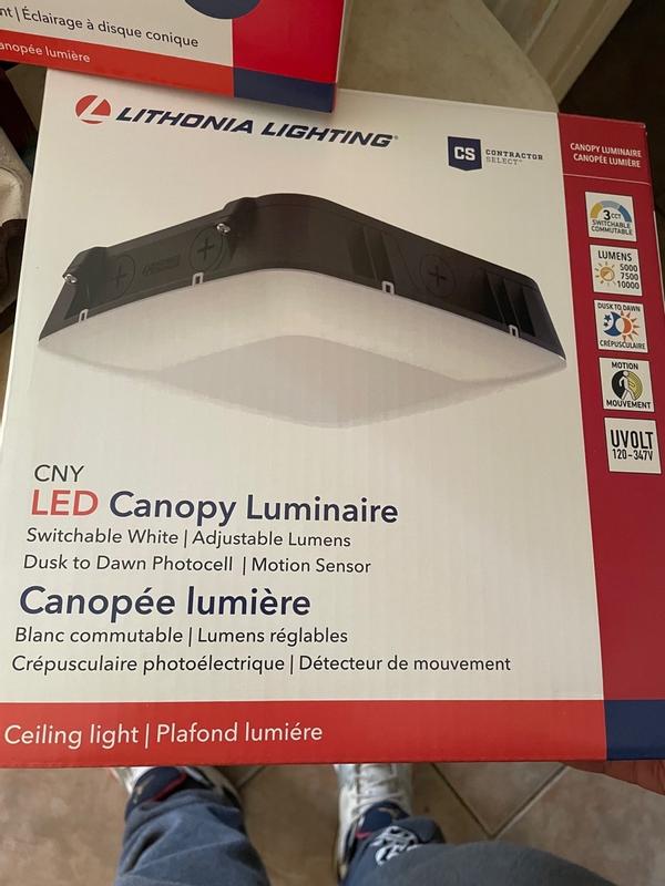 Lithonia Lighting Contractor Select CNY 10-in White Gloss Outdoor 1 ...
