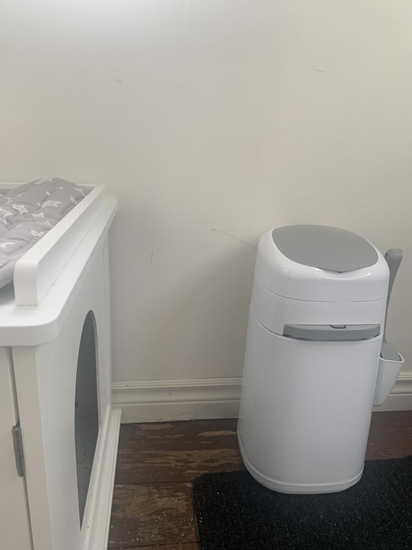 Litter Genie White Style Pail Cat Litter Waste Disposal System for Odor ...