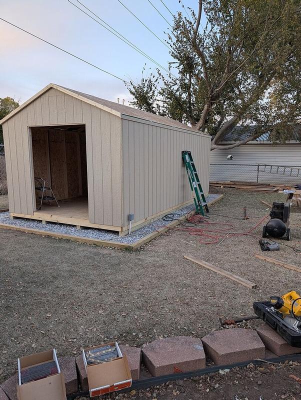 Little Cottage Co Value Gable 10-ft x 16-ft Gable Style Wood Outdoor ...