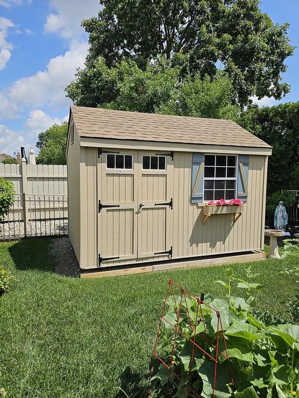 Little Cottage Co Colonial Pinehurst 12-ft x 14-ft Gable Style Wood ...