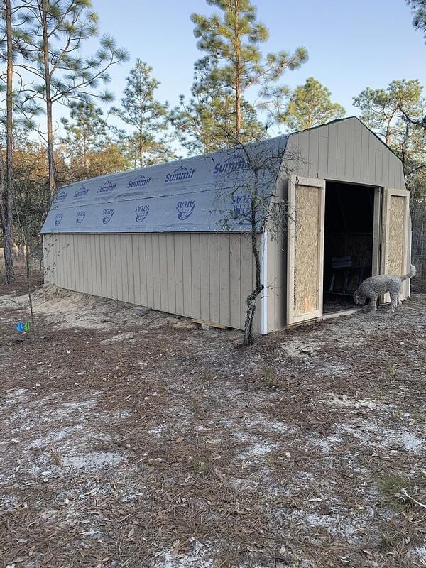 Little Cottage Co Value Gambrel Barn 10-ft x 14-ft Wood Outdoor Storage ...