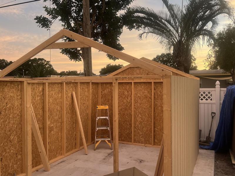 Little Cottage Co Value Gable 12-ft x 20-ft Gable Style Wood Outdoor ...