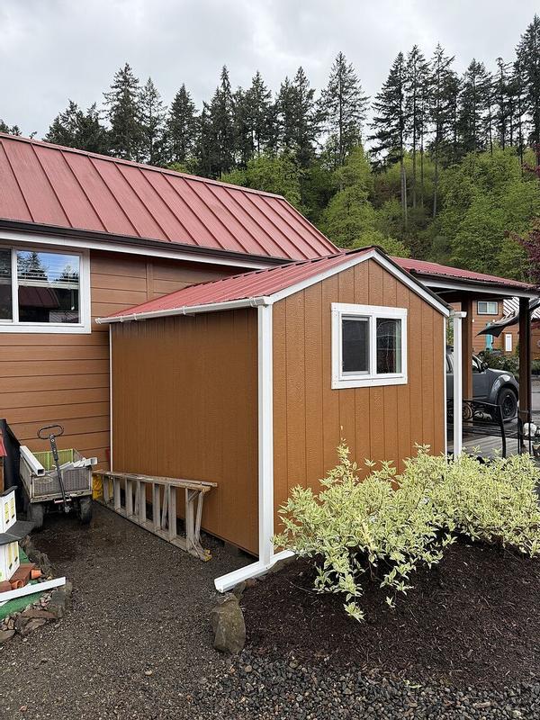 Little Cottage Co Value Gable Side Entry 8-ft x 10-ft Wood Outdoor ...