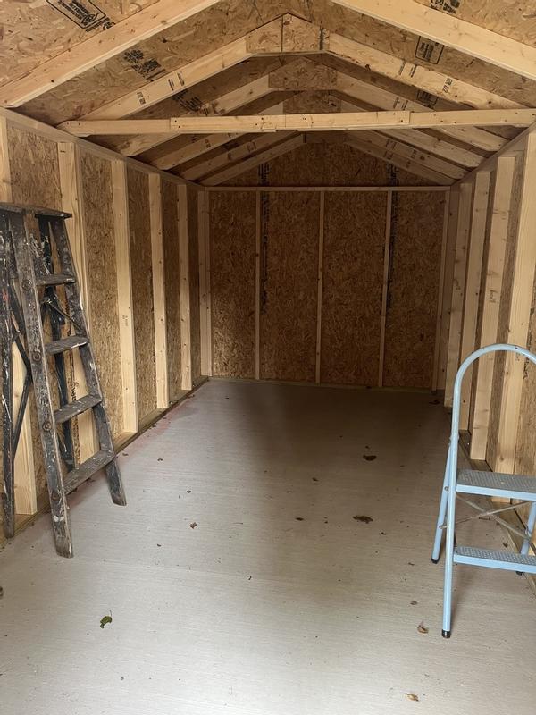 Little Cottage Co Value Gable 8-ft x 12-ft Gable Style Wood Outdoor ...