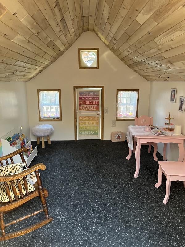 Little Cottage Co 8x12 Gingerbread Playhouse Outdoor Wood Playhouse in ...