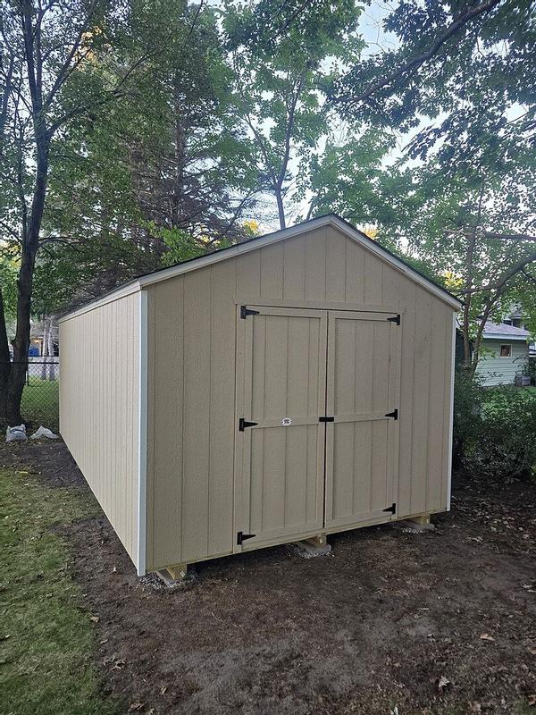 Little Cottage Co Value Gable 8-ft x 8-ft Gable Style Wood Outdoor ...