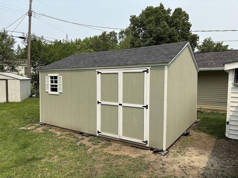 Little Cottage Co Value Workshop 12-ft x 24-ft Gable Style Wood Outdoor ...