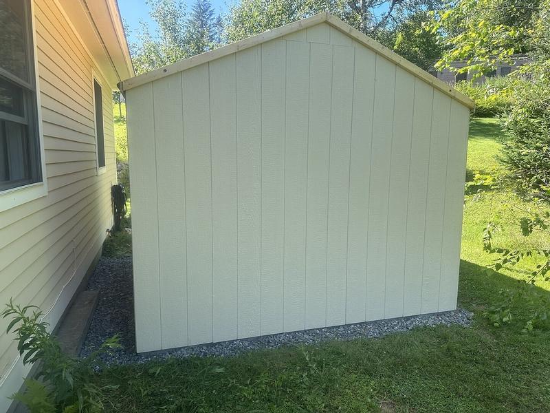 Little Cottage Co Value Gable 10-ft x 12-ft Gable Style Wood Outdoor Storage Shed with 2 Doors ...