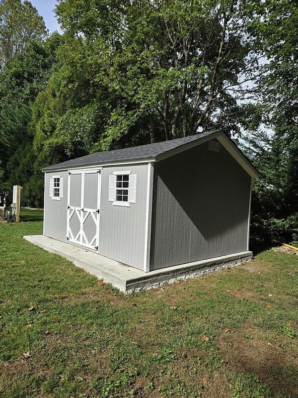 Little Cottage Co Classic Workshop 12-ft x 20-ft Gable Style Wood ...