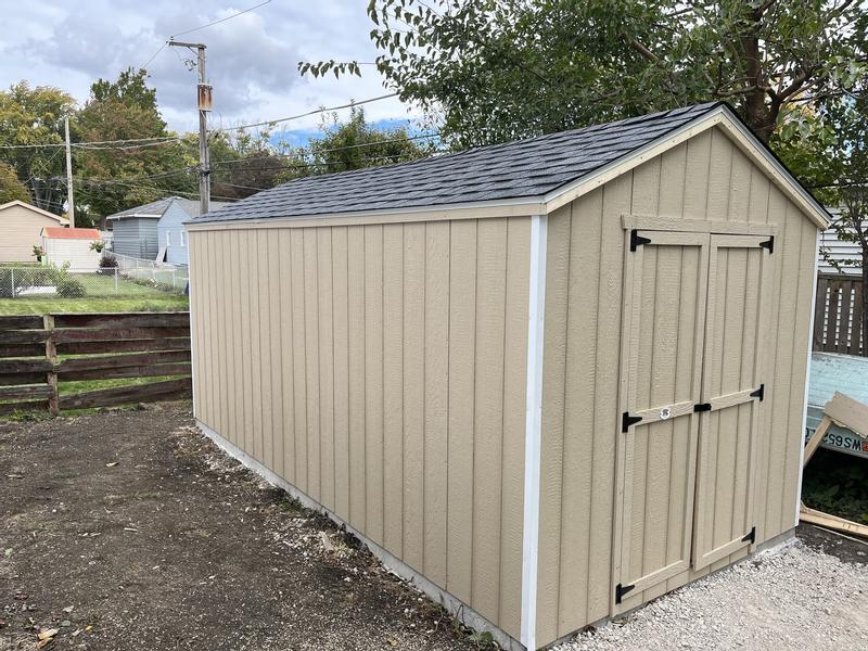 Little Cottage Co Value Gable 8-ft x 12-ft Gable Style Wood Outdoor ...