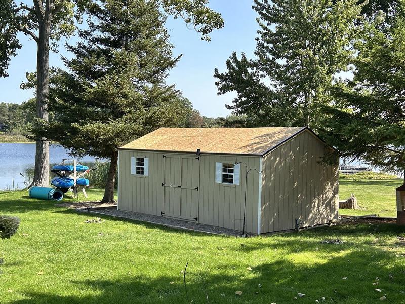 Little Cottage Co Value Workshop 12-ft x 20-ft Gable Style Wood Outdoor ...