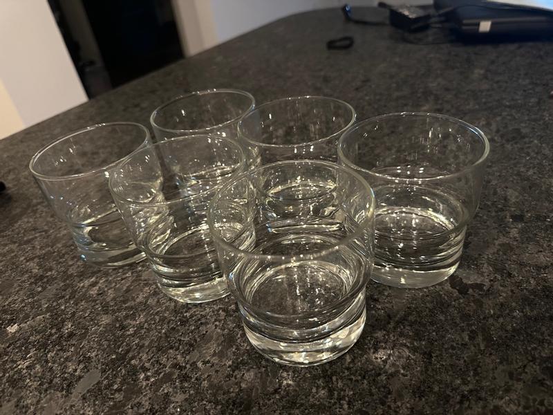 Libbey Newton Stackable Double Old Fashioned Glass 12 ounce Set of 6 in ...