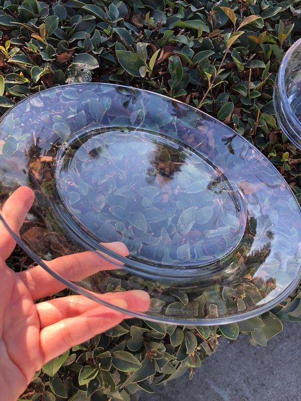 Libbey 12‑Piece Clear Glass Round Dinnerware Set Service for 4 in the ...