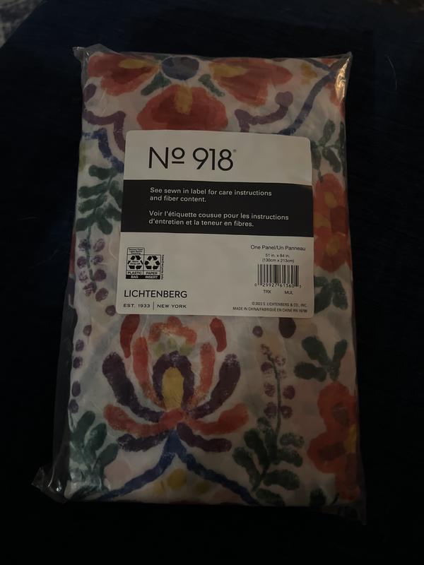 Trixie Medallion Print Sheer Rod Pocket Curtain Panel - Macy's