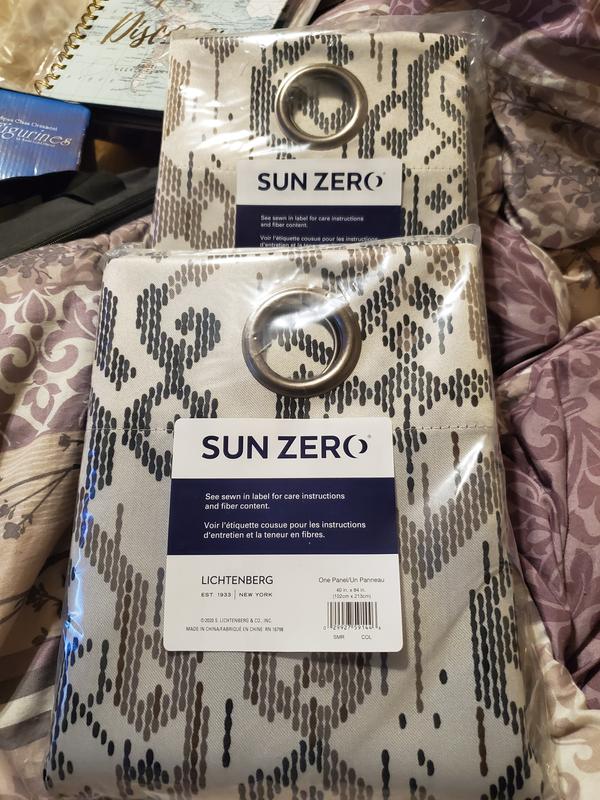 Sun Zero Samira Global Trellis Theater Grade Extreme 100% Blackout ...