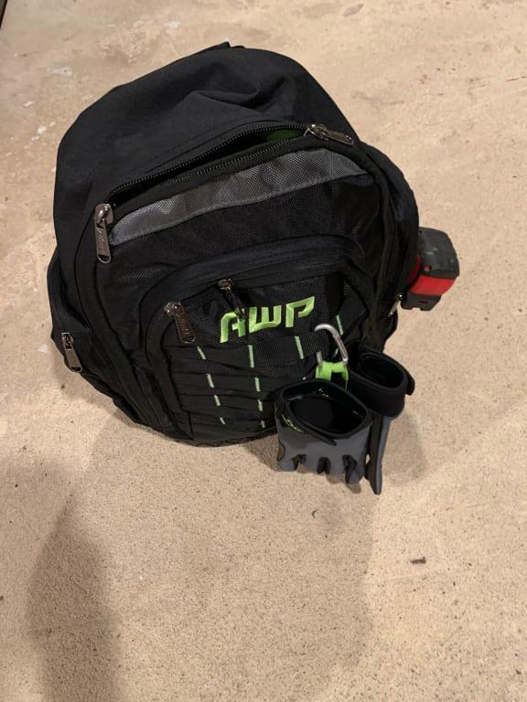 AWP Black Polyester 15-in Zippered Backpack 1L-22419-2 at Lowes.com