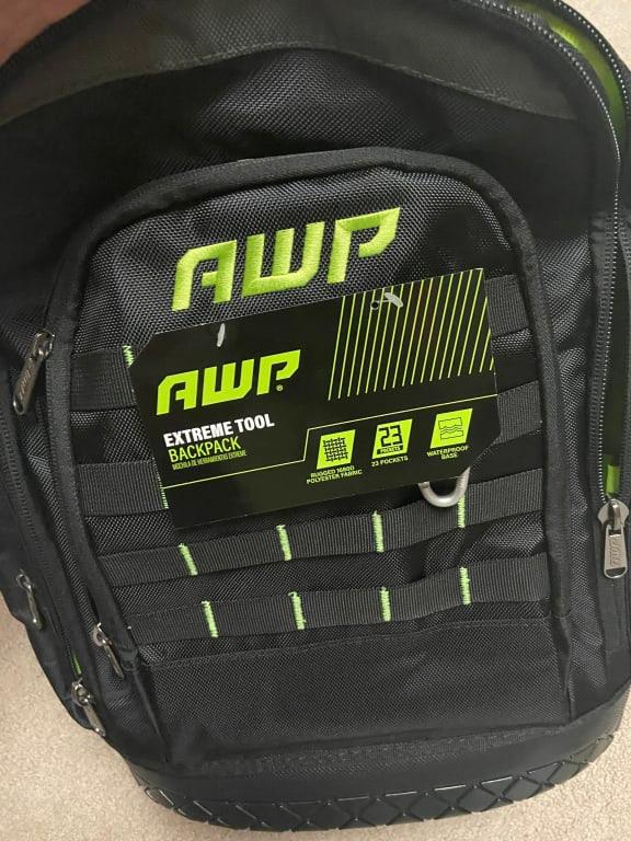 AWP Black Polyester 15-in Zippered Backpack 1L-22419-2 at Lowes.com