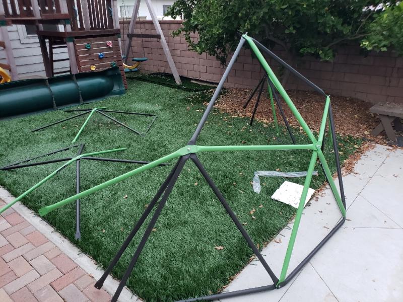 LIFETIME PRODUCTS Dome Climber Metal Residential Climbing wall in the ...