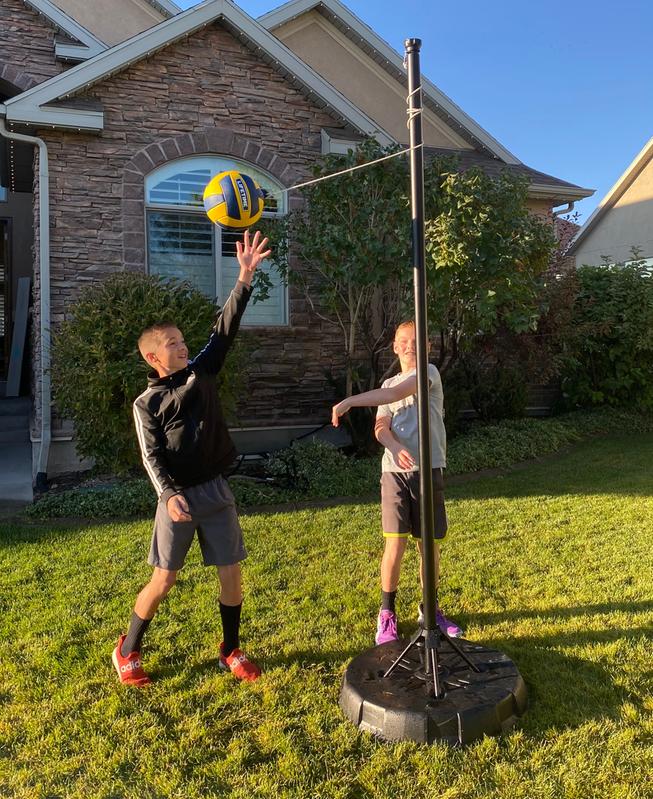 LIFETIME PRODUCTS Heavy-Duty Tetherball Set - Portable Base, Stabilizer ...