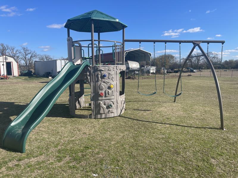 LIFETIME PRODUCTS Adventure Tower Residential Steel Playset with 2 ...