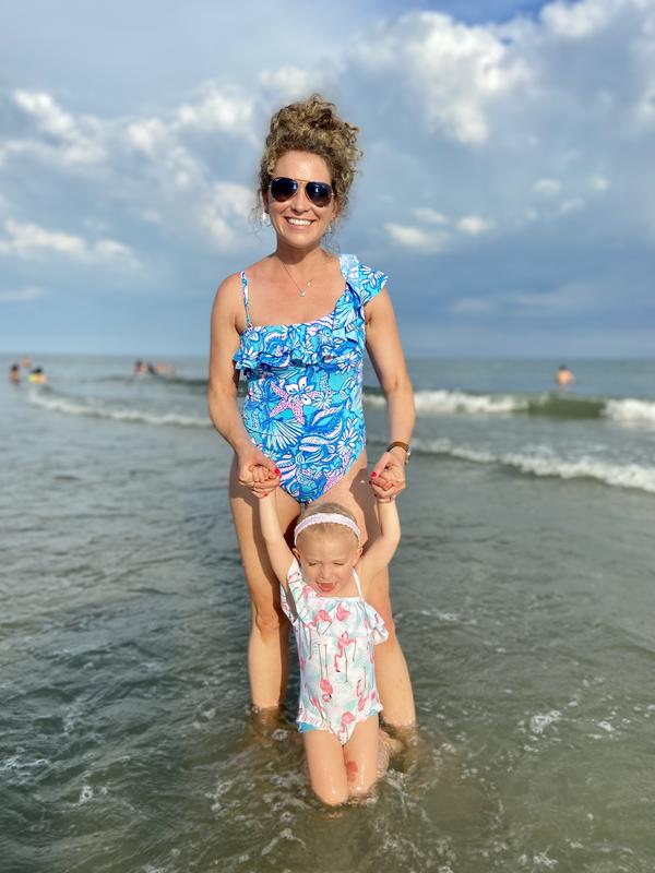 (取寄) リリー ピュリッツァー レディース カエルム ラッフル ワンピース Lilly Pulitzer women Caelum Ruffle One-Piece Multi Via Del Mar Engineered One Piece Caelum Ruffle One-Piece Swimsuit | Lilly Pulitzer