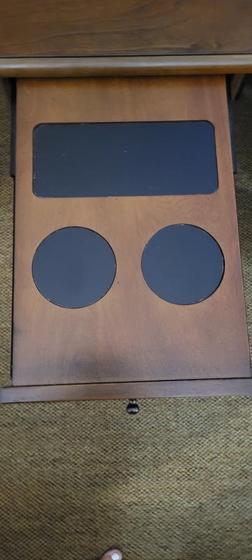 Linon 24-in W x 24-in H Hazelnut Wood Modern End Table with Storage ...