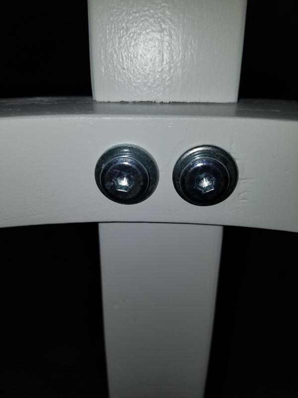 Powell White 25.5-in H Counter height Swivel Wood Backless Bar Stool ...