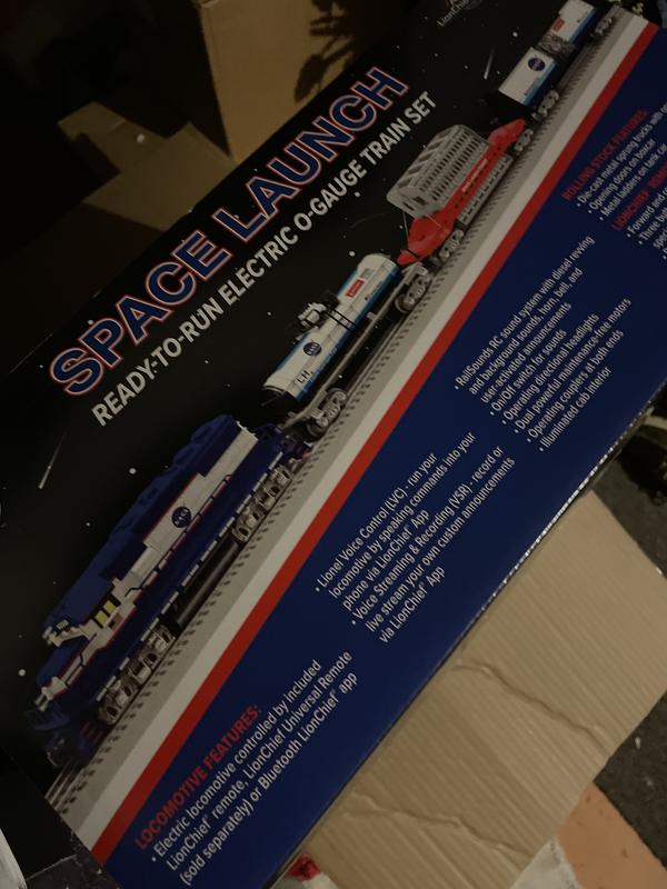 Lionel Space Launch Freight Lionchief Bluetooth 5.0 Train Set with ...