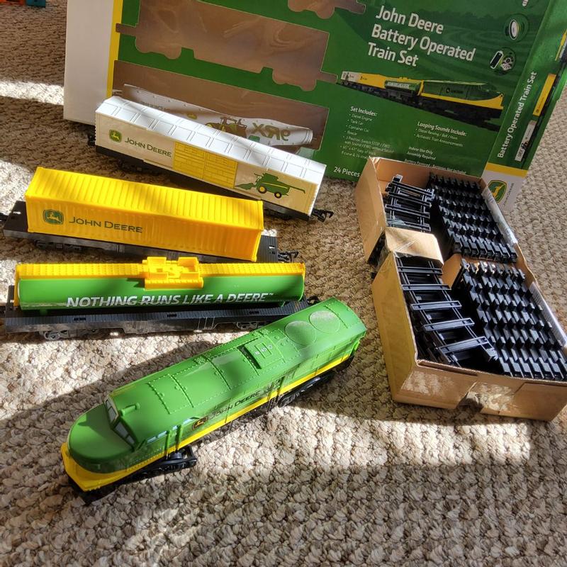 Lionel John Deere Battery Operated Mini Diesel Train Set - Macy's