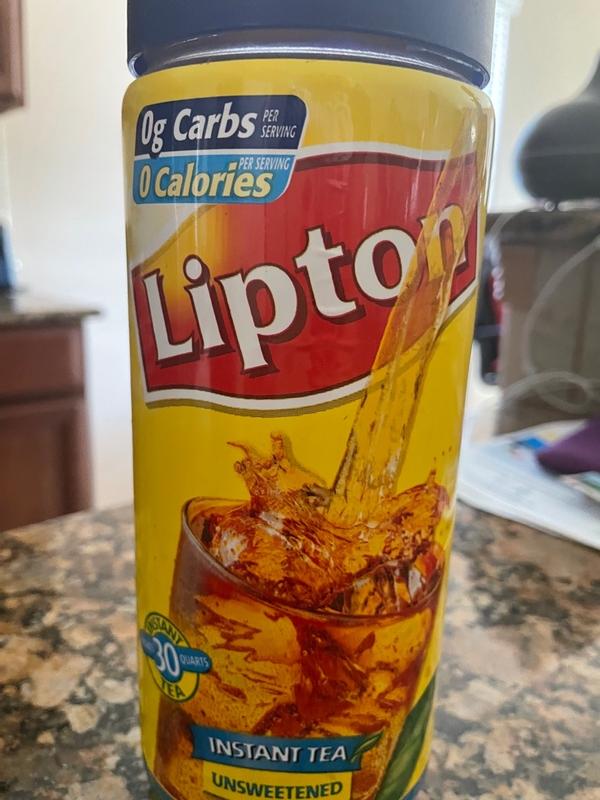 Lipton Iced Tea Mix Decaffeinated Unsweetened 30 Qt Halal Lipton Tea