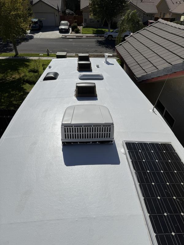 Liquid Rubber RV Roof Coating 1-Gallon Waterproof Elastomeric Roof ...