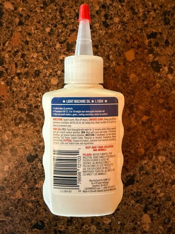 Liquid Wrench Light Machine Oil 4oz