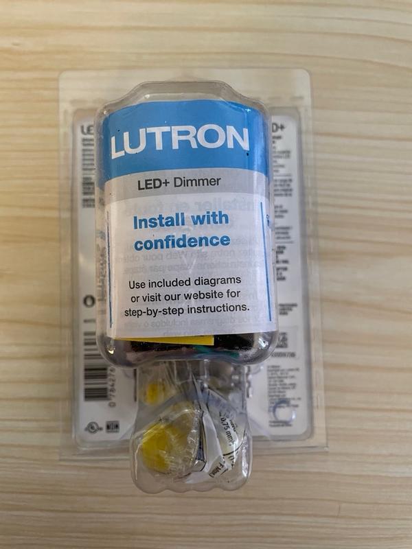 Lutron Maestro LED- Single-pole Dual Touch Light Dimmer Switch