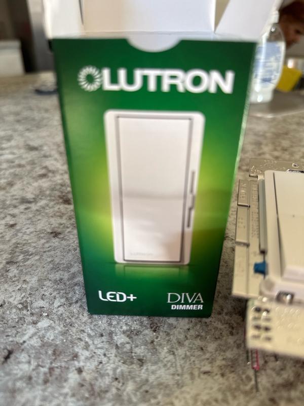 Shop Lutron (3-Pack) Diva LED+ Single-pole/3-way LED Rocker Light ...